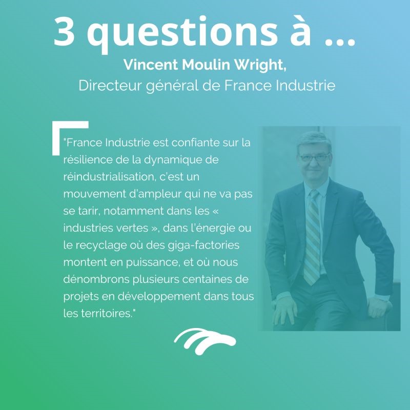 France gaz : 3 questions à Vincent Moulin Wright – France Industrie